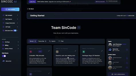 SinCode AI Review AI Powered Written Content Generator