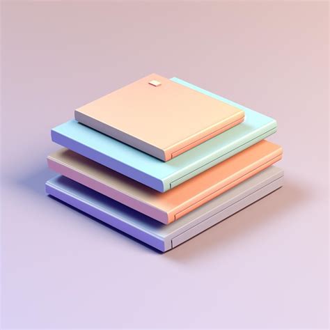 premium ai image 3d documents stacked on top of each other