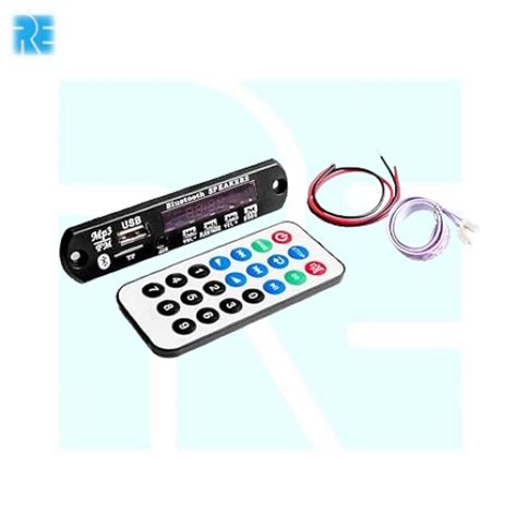 Bluetooth MP Decoding Board Module With Inbuilt SD Card Slot USB FM And Remote Control