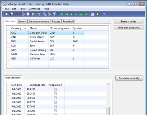 Microsoft Dynamics AX Currency Setup In Dynamics AX