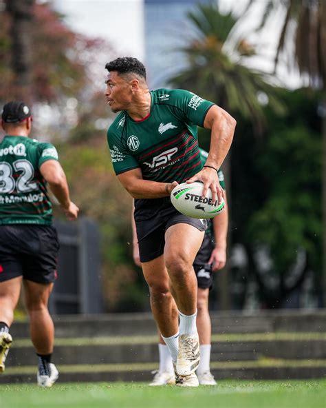 Gallery All Blacks Star Caleb Clarke Joins Us At Training South Sydney Rabbitohs