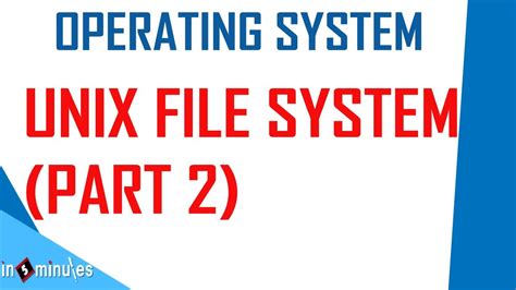 V Unix File System Part Youtube