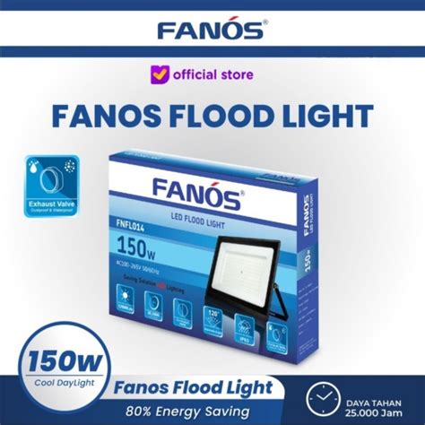 Jual Fanos Flood Light Led Watt Lampu Tembak Sorot Watt W W Shopee Indonesia