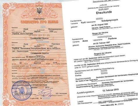 Образцы переводов документов с украинского на русский
