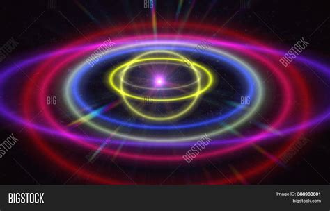 Abstract Atom Color Image Photo Free Trial Bigstock