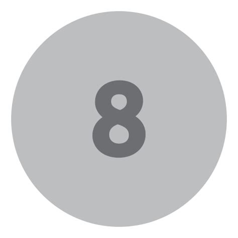 Eight Generic Color Fill Icon