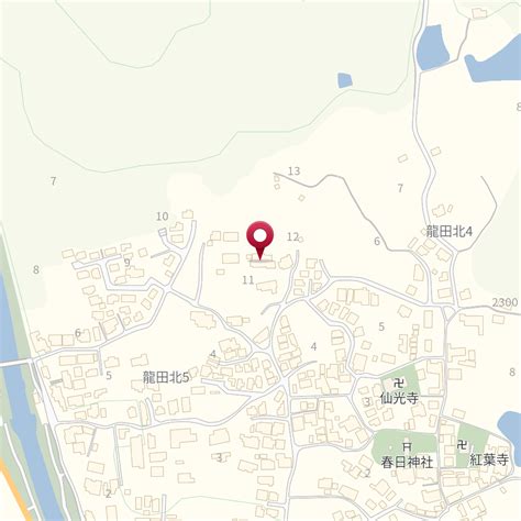奈良県生駒郡斑鳩町龍田北5－11－29 の地図 Mapfan