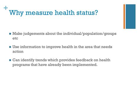 Ppt Measuring Health Status Powerpoint Presentation Free Download