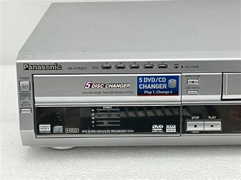 Panasonic SA-HT820V 5 Disc DVD Changer VCR DVD/VHS Home Theater Sound ...