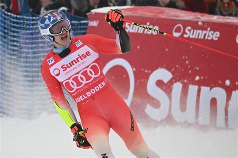 Coupe du monde de ski alpin Marco Odermatt soffre un triplé dans le géant dAdelboden La Presse