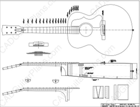 Acoustic Guitar Plans Cad Guitar Plans