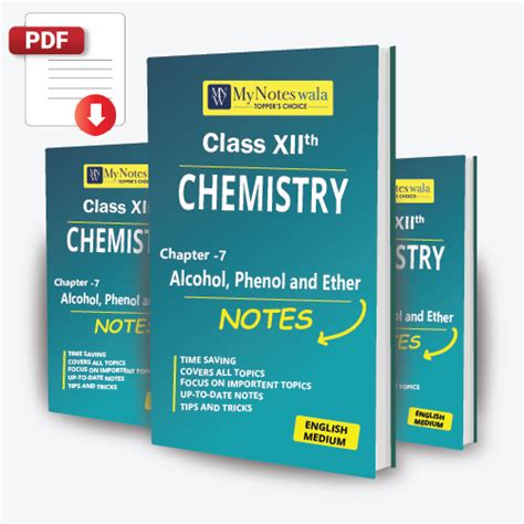 Class 12 Chemistry Chapter 7 Alcohol Phenol And Ether English Medium