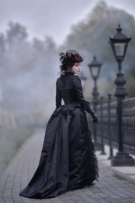 Victorian Dress 1880 Mourning Dress Etsy Artofit
