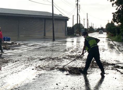 暴雨釀成災 崙背警速排除