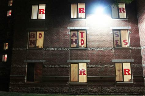 Rutgers Dorm Windows Classy R Funny