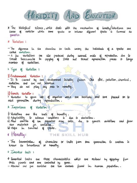 Ch 9 Heredity And Evolution Pdf Heredity Sex
