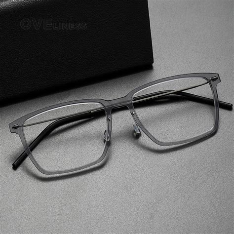 Gafas Cuadradas Retro Sin Tornillo Para Hombres Y Mujeres Montura De