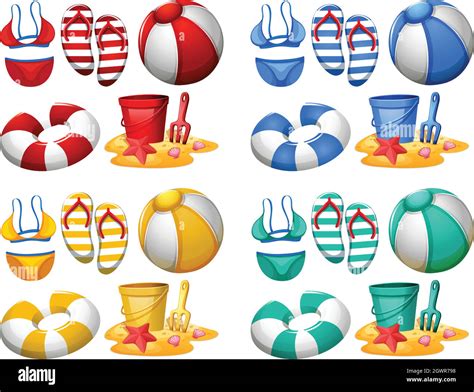Bikini Beach Ball Stock Vector Images Alamy