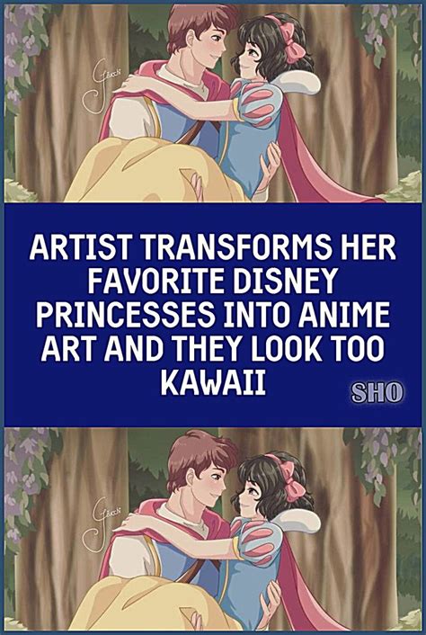 Artist Transforms Her Favorite Disney Princesses Into Anime Art And