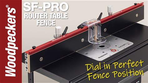 Sf Pro Router Table Fence Youtube