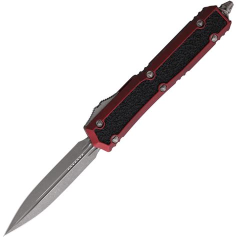 Microtech 20610apwrds Auto Makora Apocalyptic Double Edge Otf Knife Red