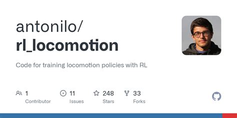 Issues Antonilo Rl Locomotion GitHub