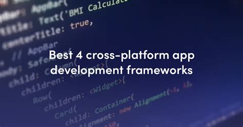 Top Cross Platform App Development Frameworks Miquido Blog