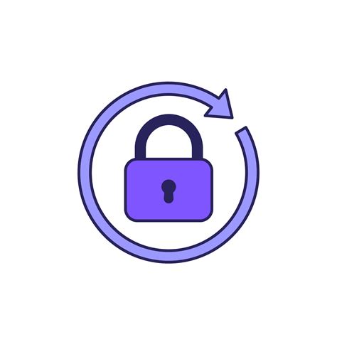 Password Reset Icon Security Concept 43547796 Vector Art At Vecteezy