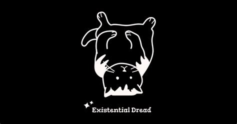 Existential Crisis Funny Cat Cat Sticker Teepublic