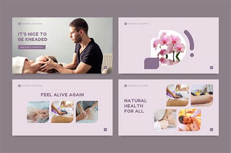 Massage Spa Salon Powerpoint Presentation Template Behance