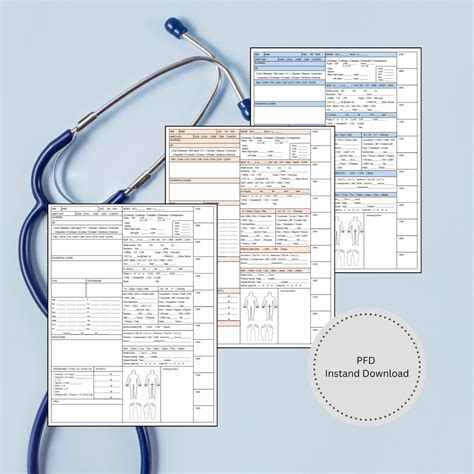 Icu Nurse Assessment Printablehead To Toenurse Report Sheetadmission
