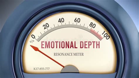 Emotional Depth And Resonance Meter That Hits Less Than Zero Very Low Level Of Emotional Depth