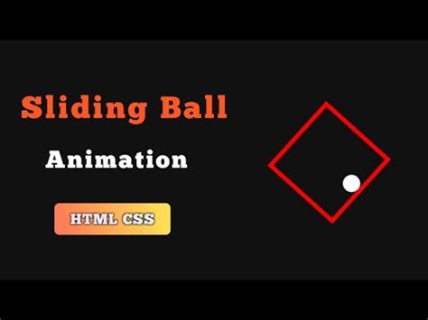 Css Sliding Ball Animation YouTube