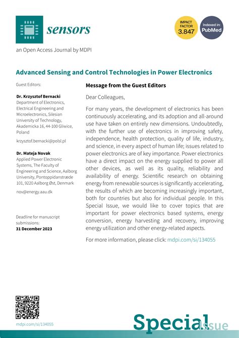 pdf advanced sensing and control technologies in power electronics