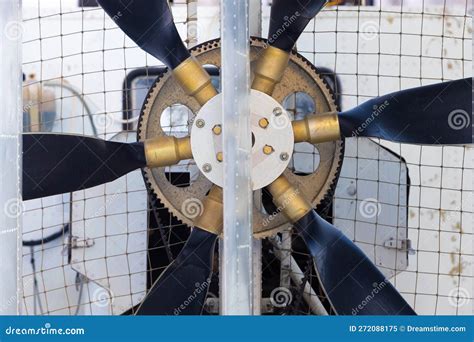 Close Up Hovercraft Propeller Stock Image Image Of Stop Vessel