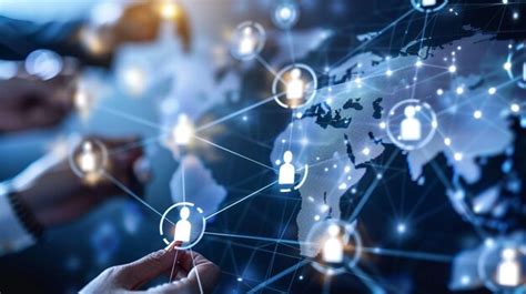 Premium Photo Global Business Structure Of Networking Analysis