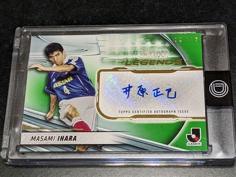 Topps Jリーグ Deluxe 井原正巳 15シリサインカード メルカリ