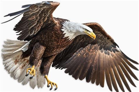 Premium Ai Image Talons Extended On A North American Bald Eagle