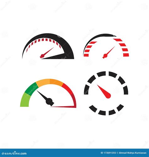 Speedo Meter Logo Stock Vector Illustration Of Icon 173691355