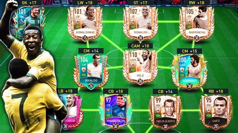 Iconic Brazil Squad Builder Fifa Mobile 22 Youtube