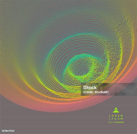 具有波紋效果的3d 波浪形背景向量例證與微粒3d 網格表面向量圖形及更多化學圖片 化學 抽象 核能發電廠 Istock