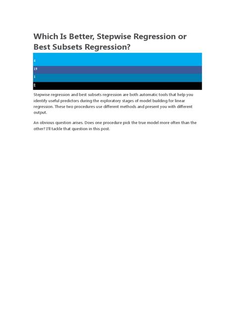 minitab which is better pdf regression analysis multicollinearity