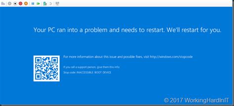 Quick Fix Publish Vm Wont Boot After October 2017 Updates For