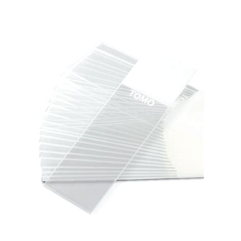 Microscope Slide Tomo Charged Clipped Corner Azer Scientific