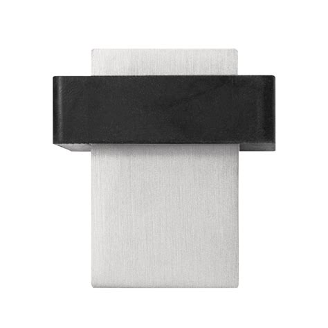 Poignée De Porte Design Rhodos Inox Satiné Rosace Carrée Toutes Les