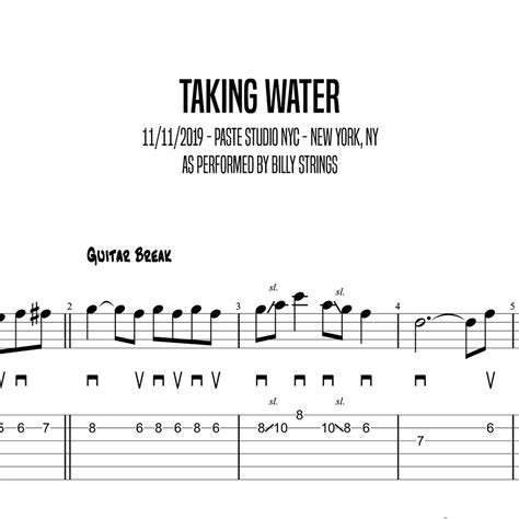 Taking Water Billy Strings Advanced Lessons With Marcel