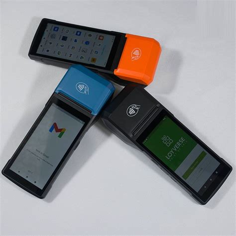 Portable Mobile Smart POS Machine Handheld NFC Android POS Terminal With Printer POS Terminal