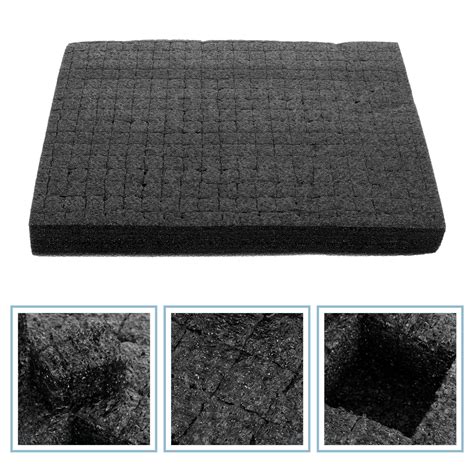 Howish Packing Foam Foam Insert For Board Game Storage Drawer Black