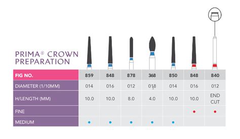Buy Crown Preparation Kit Fg 7pc Prima