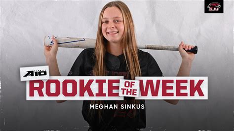 Sinkus Named Atlantic 10 Softball Co Rookie Of The Week Saint Josephs University
